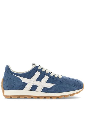 Hogan baskets en daim - Bleu