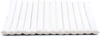 Leewadee Zabuton Rollbare Meditations-Matte Tragbare Sitzmatte Ökologisches Naturprodukt, Kapok, 70 x 70 cm, Natur