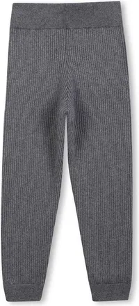 Chlo&eacute; Tricot Cotton-Wool Blend Trousers - Gray
