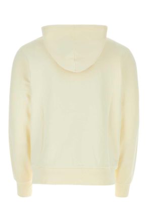 Polo Ralph Lauren Mens Cream Cotton Sweatshirt Exterior: Felpe Sweater
