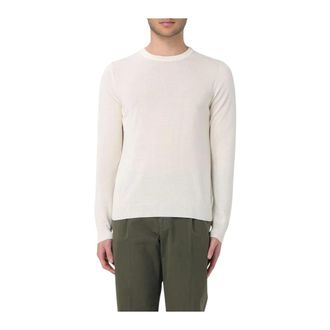 Zanone Homme, Pulls, Beige, Taille: XL Pull ras du cou en laine m&eacute;rinos