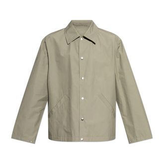 Jil Sander Jacke mit Kragen - - Jackets - Herren - Gr&uuml;n - L
