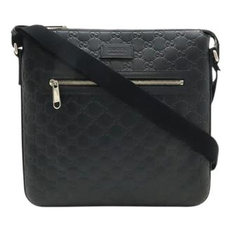Gucci Pre-owned Vintage Leder Crossbody Bag - - Pre-owned - Damen - Schwarzk - ONE SIZE