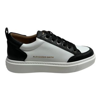 Alexander Smith Leder-Sneaker mit Logo-Detail - - Shoes - Herren - Schwarzk - 40 EU