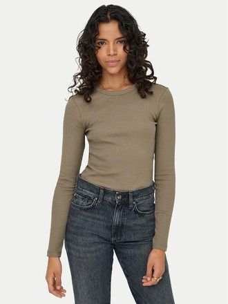 Only Bluse Val 15371305 Braun Regular Fit