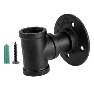 BESPORTBLE Wandmontiertes Weinregal aus Robustem Eisen Draht Retro Design Stabiles Flaschenaufbewahrungsregal f&uuml;r Bar Wohnzimmer K&uuml;che Einfache Montage Schwarzer