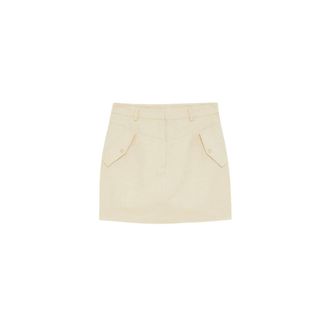 Patrizia Pepe Femme, Jupes, Beige, Taille: 38 FR Desert Skirt
