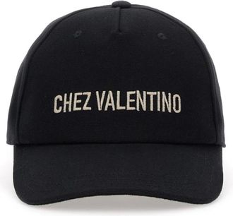 Valentino Garavani unisex, Accessoires, Noir, Taille: 57 CM Chez Valentino Baseball Cap
