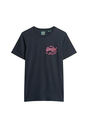 Superdry T- Shirt imprim&eacute; Chemise, Bleu Marine (Eclipse Navy), M Homme