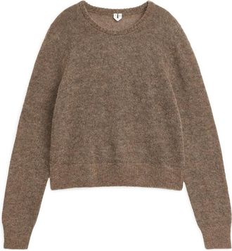 Arket Pullover Aus Mohairmischung -Braun