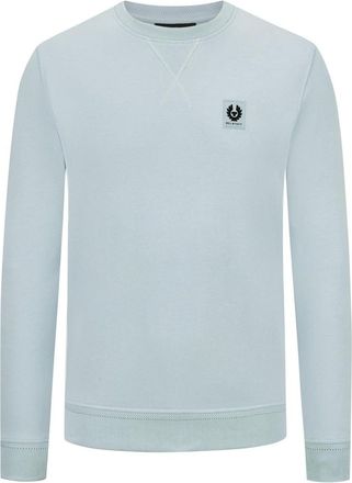 Belstaff Sweatshirt aus softer Baumwolle mit Logo-Aufn&auml;her in