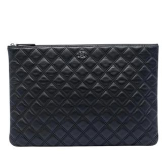Chanel Pre-owned Gesteppte Clutch - - Pre-owned - Damen - Schwarzk - ONE SIZE