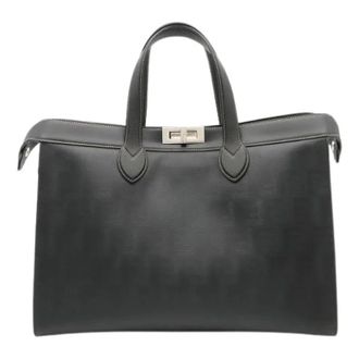 Fendi Pre-owned Vintage Canvas Tote Bag - - Pre-owned - Damen - Schwarzk - ONE SIZE
