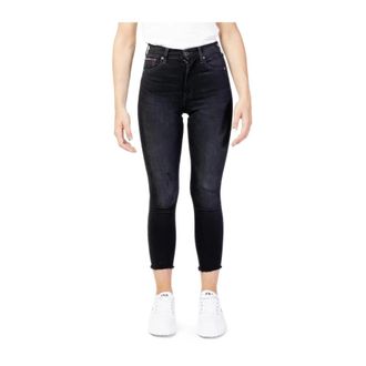 Tommy Jeans Schwarze High Waist Skinny Jeans - - Jeans - Damen - Schwarzk - W25 L28