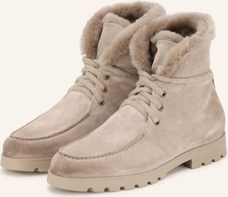 Santoni Schn&uuml;rboots grau
