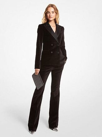 Michael Kors MK Blazer en velours - NOIR(NOIR) - Michael Kors