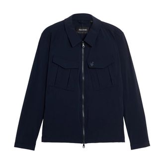 Lyle & Scott Nylon-Taschen-Overshirt - - Jackets - Herren - Blau - XL