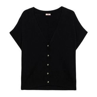 Oltre Damen, Strickwaren, Schwarzk, S/MGr&ouml;&szlig;e