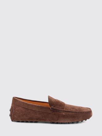 Tod's Mocassins driver en daim avec barrette et picots en caoutchouc