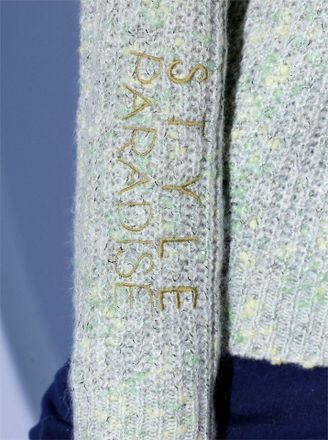 Cr&eacute;ation L Strickpullover Pullover Langarm Materialmix