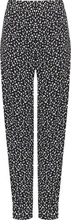 WearAll Pantalon pour femme - Imprim&eacute; floral - Taille &eacute;lastique - Taille 42 &agrave; 56, Petite fleur., 48