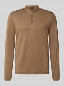 Cinque Longsleeve mit Knopfleiste Modell BADO
