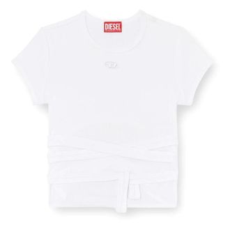 Diesel Femme, Tops, Blanc, Taille: 42 FR T-Bunny-Tail-S1