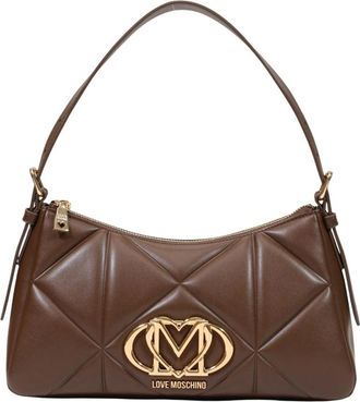 Love Moschino Borsa PU Embossed - - Bags - Damen - Braun - ONE SIZE