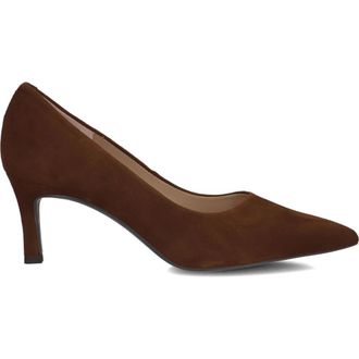 Unisa Braune Wildleder Pumps mit Spitzer Kappe - - Shoes - Damen - Braun - 38 EU