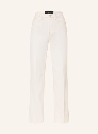 7 For All Mankind Flared Jeans Tailorless Modern Dojo weiss
