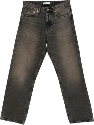 Sunflower Faded-effect Loose-leg Jeans