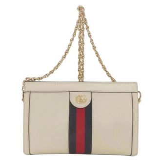 Gucci Sac bandouli&egrave;re vintage doccasion - Femme - Pre-owned - Beige - Taille: ONE Size