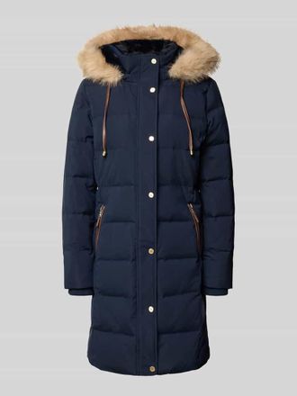 Lauren Ralph Lauren Regular Fit Daunenmantel mit Besatz aus Webpelz