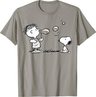 Peanuts Rerun und Snoopy Bubbles T-Shirt