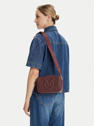 Pinko Handtasche Carrie Camera Bag Classic PE 25 PLTT 104336 A29Q Dunkelrot