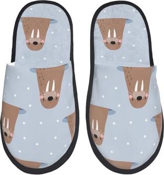 Generic Pantoufles &agrave; Hiver Merveilles ludiques du morse L&eacute;g&egrave;re Chaussons en Feutre Confortable &eacute;l&eacute;gant Pantoufles Maison Adulte Homme L