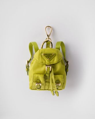 Prada Mini-Icon-Schlüsselanhänger aus Re-Nylon