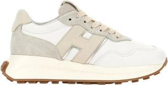Hogan Low-Top Sneaker - H641 H Patch Sneakers With Versatile Design - Gr. 36,5 (EU) - in Wei&szlig; - f&uuml;r Damen