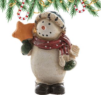 Generic Statue - Cute Christmas Figurine, Winter Miniatures Ornament, Indoor Holiday Decoration, Table Centerpiece Display | Christmas Decorations for Home Pa