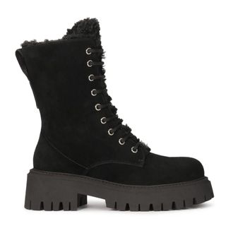 Kazar Femme, Chaussures, Noir, Taille: 35 EU Bottes avec tige haute en daim