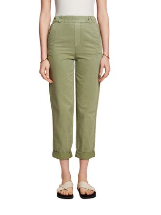 Esprit Damen 053EE1B308 Hose, 266/PALE Khaki 2, 34