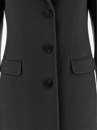 Tagliatore 100% Cashmere Coat - Black
