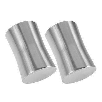 Cabilock jojofuny 2 St&uuml;ck Mundsp&uuml;lbecher aus Edelstahl Bruchsicher Schlankes Design Wiederverwendbare Zahnb&uuml;rstenhalter f&uuml;r Paare Badezimmer und Reisebecher