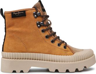 Pepe Jeans London Schnürschuhe Pepe Jeans Ascot Desert PLS50429 Braun