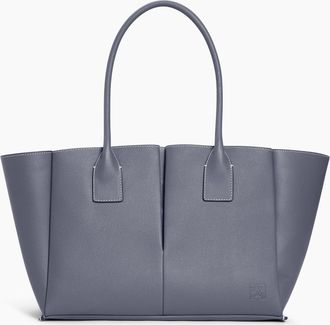 Le Tanneur Grand sac cabas Elena en cuir grain&eacute;