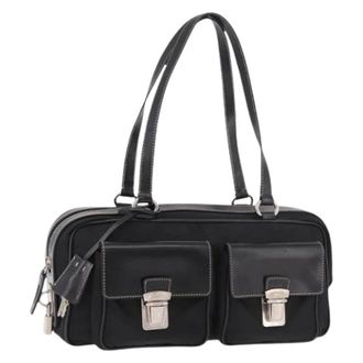Prada Sac bandouli&egrave;re vintage doccasion - Femme - Pre-owned - Noir - Taille: ONE Size
