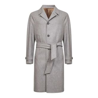 D4.0 Belted Manteaux - Homme - Manteaux - Gris - Taille: 2XL