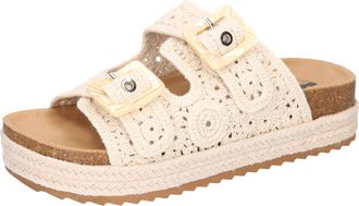 2Go Shoe Company Damen 8219-702 Schiebe-Sandalen, Ivory, 40 EU