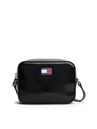 Tommy Jeans Umh&auml;ngetasche TOMMY JEANS TJW MUST CAMERA BAG, Damen, Gr. B/H/T: 18cm x 14cm x 7cm, schwarz, Lederimitat, Taschen Umh&auml;ngetasche, Damen Schultertasche,
