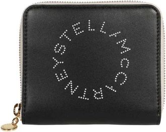 Stella McCartney Logo Alter-Nappa Geldb&ouml;rse - - Accessories - unisex - Schwarzk - ONE SIZE